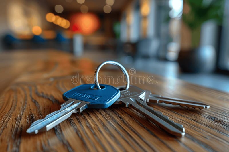 Close-up of Keys on Table in Modern Apartment Interior Stock ...