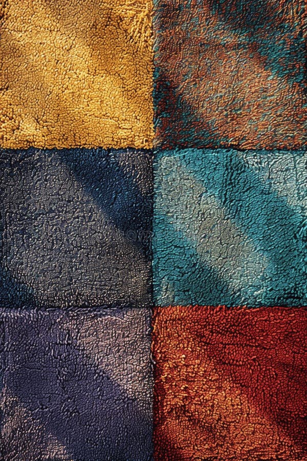 Vivid Multi-Colored Playground Carpet Texture in Natural Light Stock ...