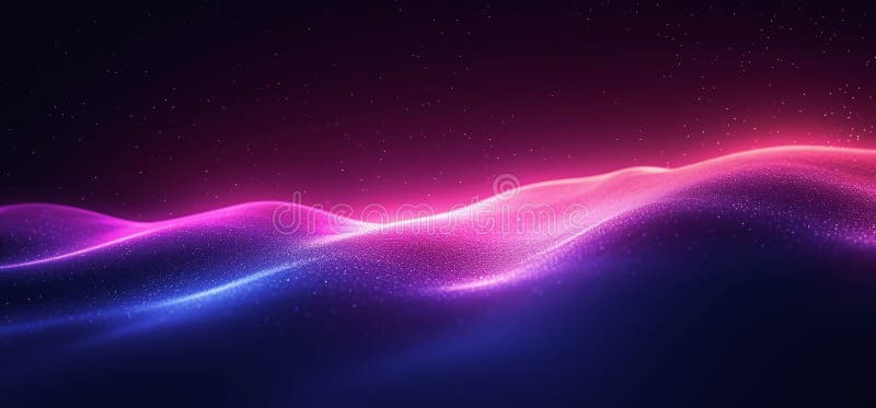 Dark Purple Gradient Background with Neon Glowing Effect Stock ...