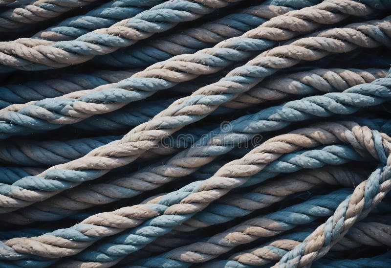 Intricate Thick Rope Knot Sturdy Tangled Maritime Cord for Industrial ...