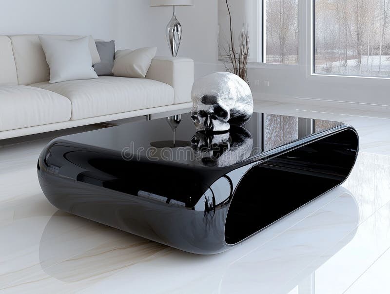 Minimalist Elegance Futuristic Coffee Table Stock Photos - Free ...