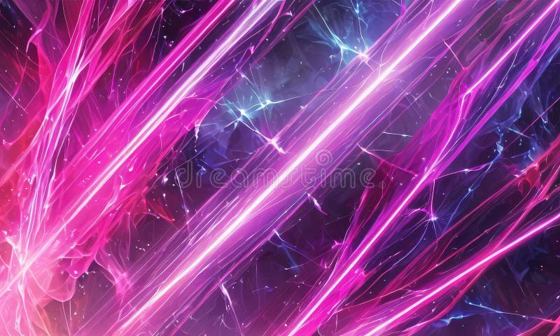 Pink and Blue Abstract Background with Black Stock Illustration ...