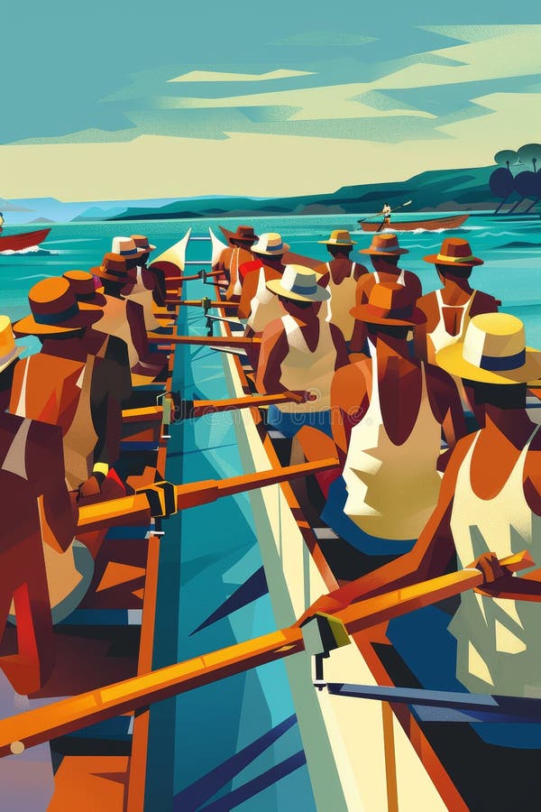 Balancing Tradition and Sport in Australian Mixed Double Sculls Stock ...