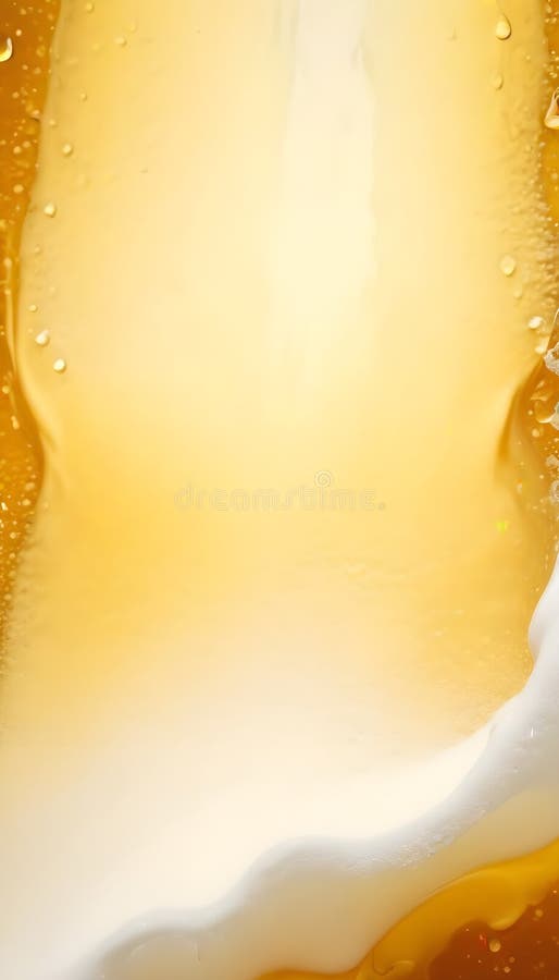 Simple Beer Liquid Background with Fresh Bubbles and Foam Bar and Pub ...