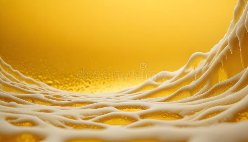 Simple Beer Liquid Background with Fresh Bubbles and Foam Bar and Pub ...
