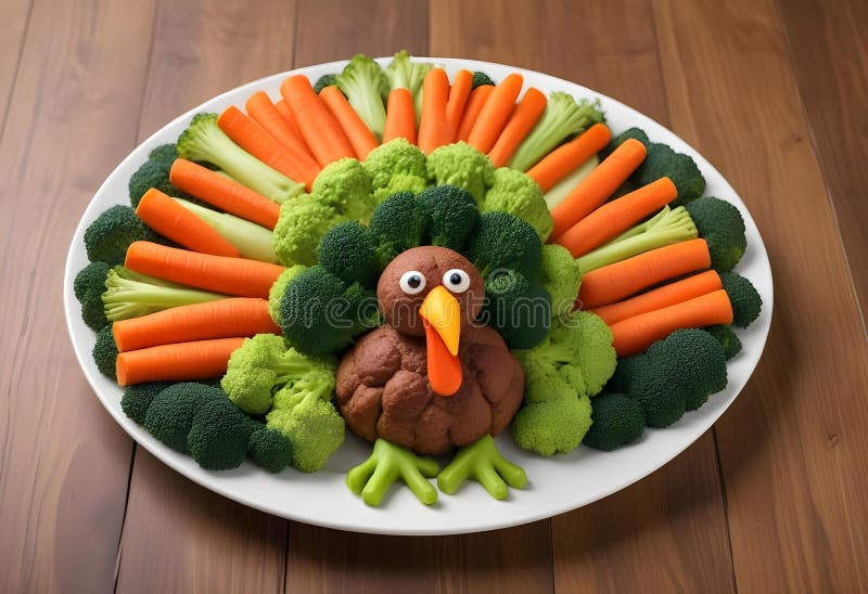 Vegan Turkey for Thanksgiving with Tofu and Vegetables Like Broccoli ...