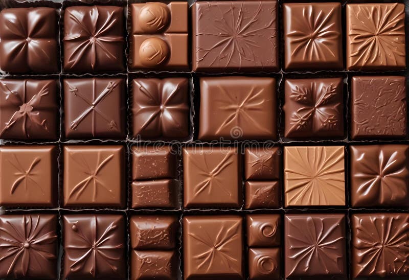 Chocolate Tasty Pralines Delicious Valentine Day Sweet Candy Cocoa ...