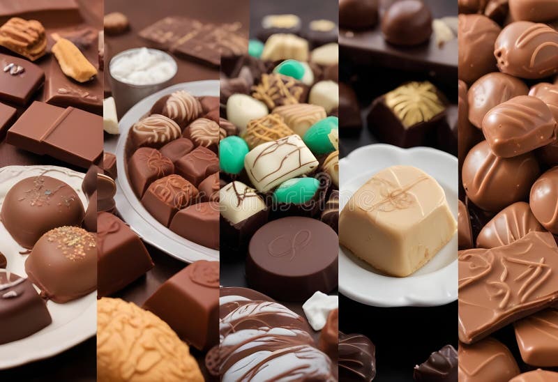 Chocolate Tasty Pralines Delicious Valentine Day Sweet Candy Cocoa ...