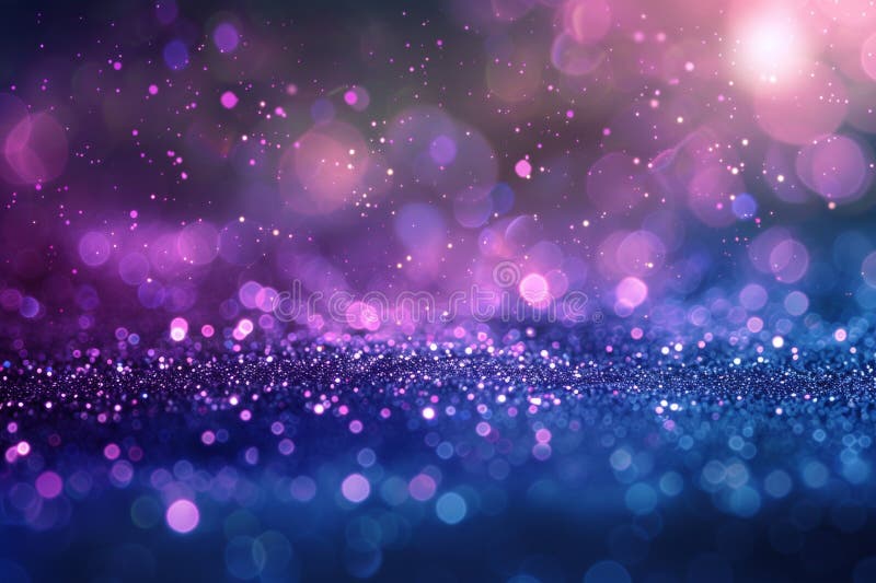 Abstract Glitter Sparkle Light Background with a Mystical Violet and ...