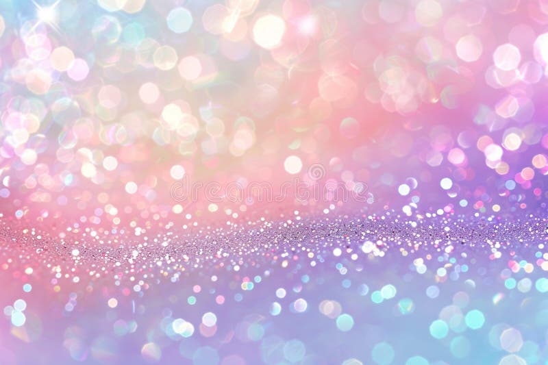 Abstract Glitter Sparkle Light Background with a Soft Pastel Gradient ...