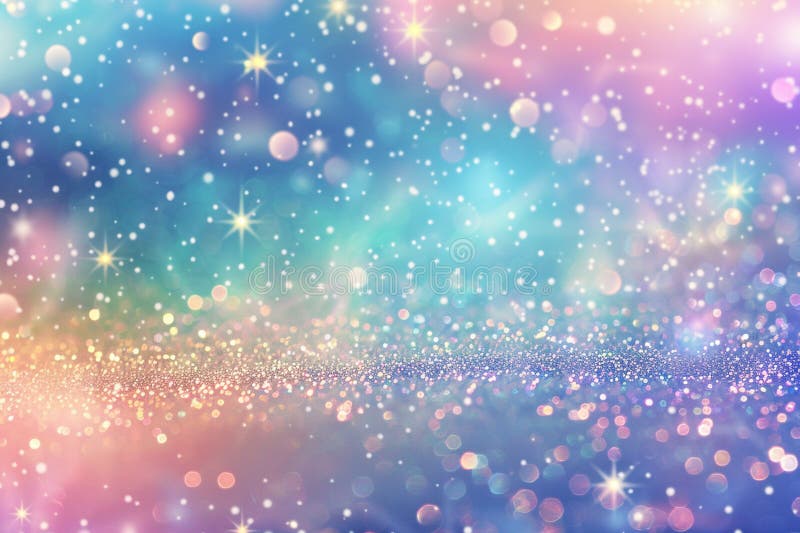 Abstract Glitter Sparkle Light Background with a Soft Pastel Gradient ...