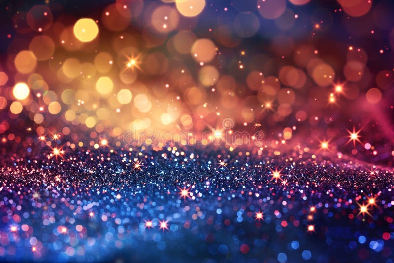 Abstract Glitter Sparkle Light Background with Twinkling Star-like ...