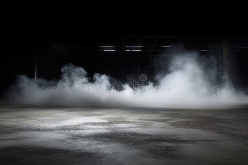 Concrete Floor Smoke Background Stock Illustration - Illustration of ...