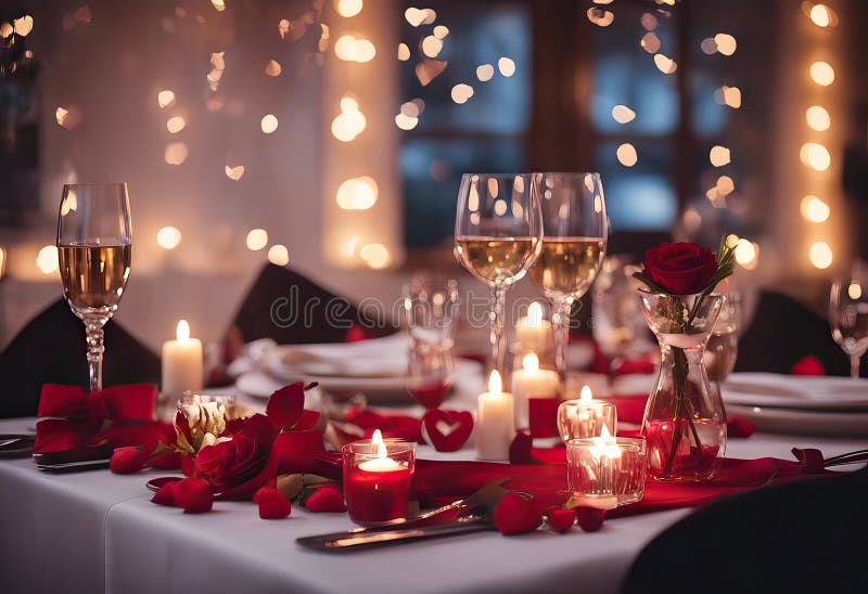 Day Table nner Setting stock illustration. Illustration of holiday ...