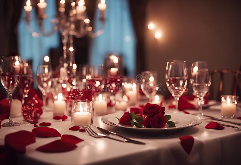 Day Table nner Setting stock illustration. Illustration of food - 305182570