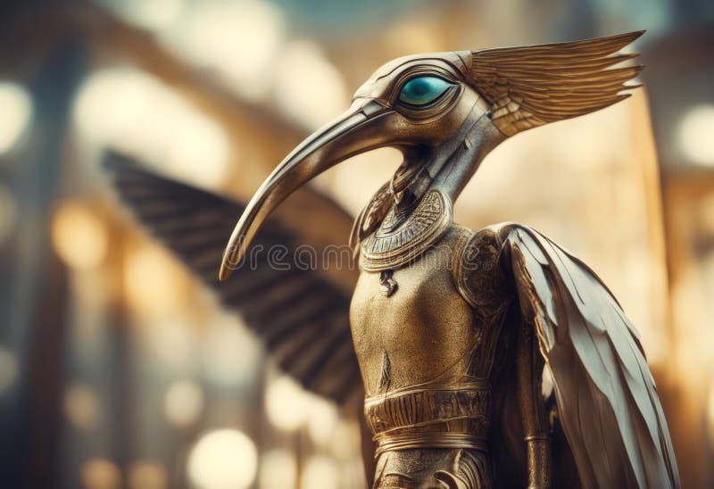 Figure ibis god egyptian stock illustration. Illustration of animal ...