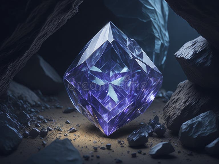 A Flawless Diamond, Capturing Its Brilliance in Words Stock ...