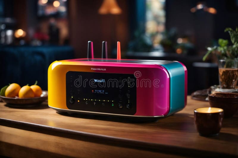 A High-speed Wi-Fi Router with Multiple Devices Connected Wirelessly ...