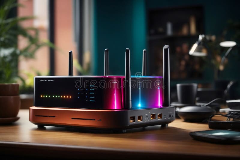 A High-speed Wi-Fi Router with Multiple Devices Connected Wirelessly ...