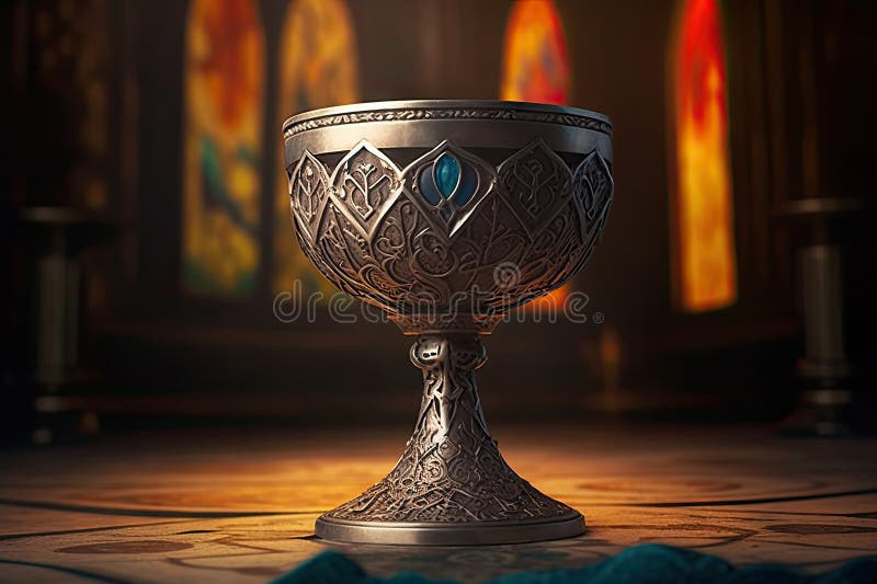 Holy Grail Chalice Temple, Magic Item Stock Image - Image of culture ...