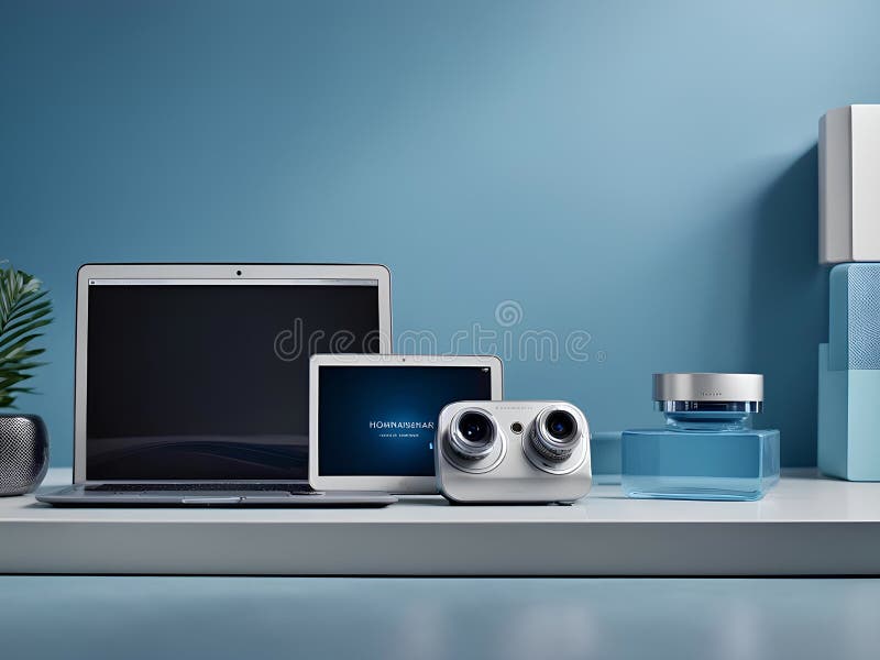 Homepage Banner for an Online Store Featuring Electronic Gadgets, with ...