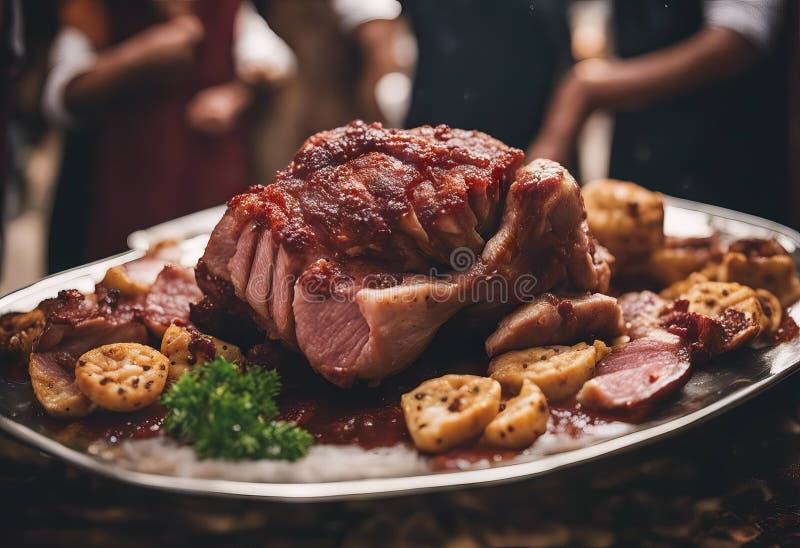 Lamb Raw Meat at the Feast of Qurban Festive during Eid Al Adha Stock ...