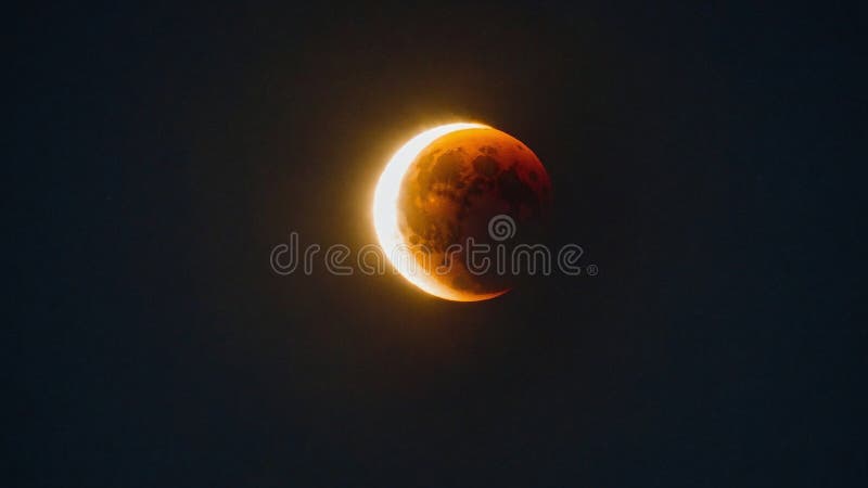 The Moon Covers the Sun in a Beautiful Solar Eclipse Stock Illustration ...
