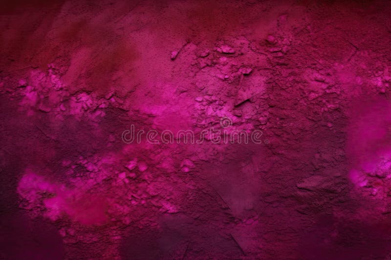 Panoramic Wide Banner Web Close Texture Concrete Surface Rough Magenta ...