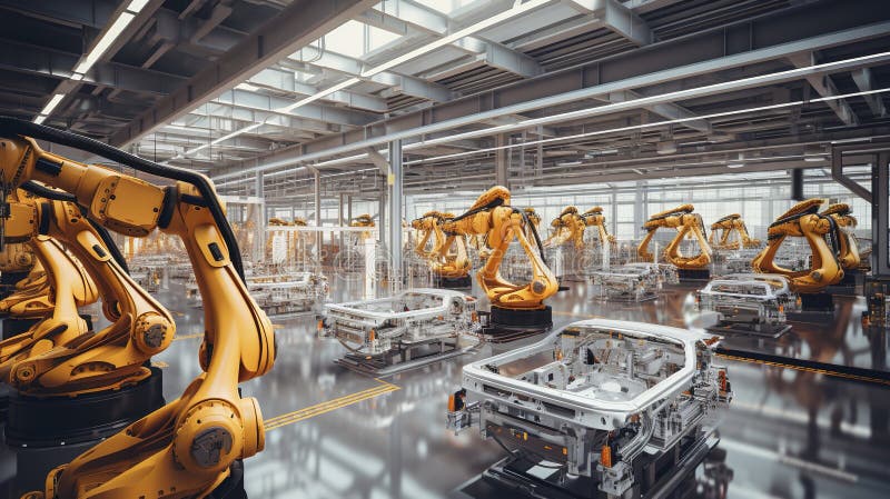 A Photo of Autonomous Manufacturing Systems Stock Illustration ...