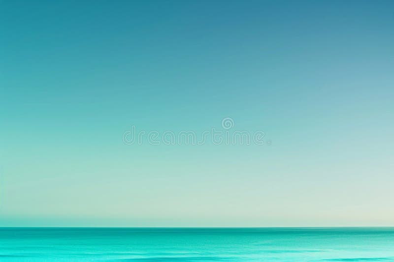A Serene Gradient Background Moving from Light Cyan To Deep Turquoise ...