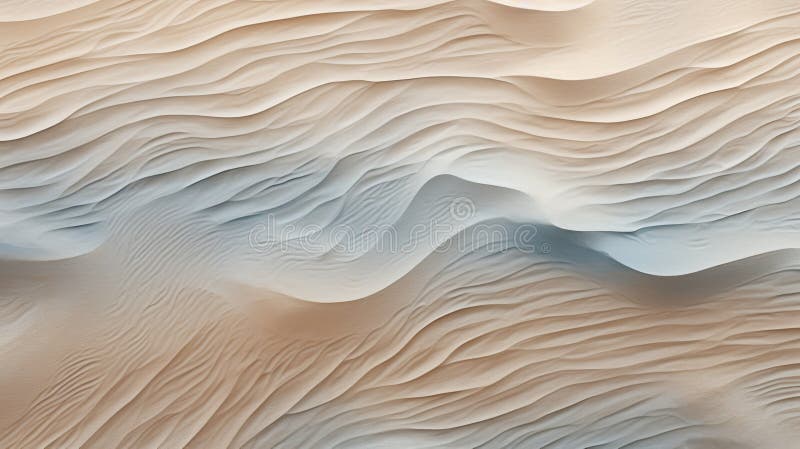 Blank White Plaster Pattern on Sandy Beach Landscape Stock Illustration ...