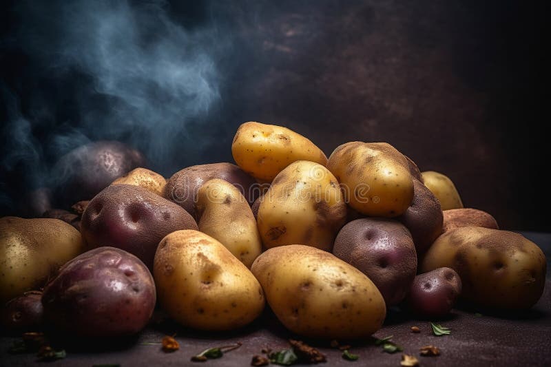 Jacket Potato or Baked Potato.ai Generative Stock Illustration ...