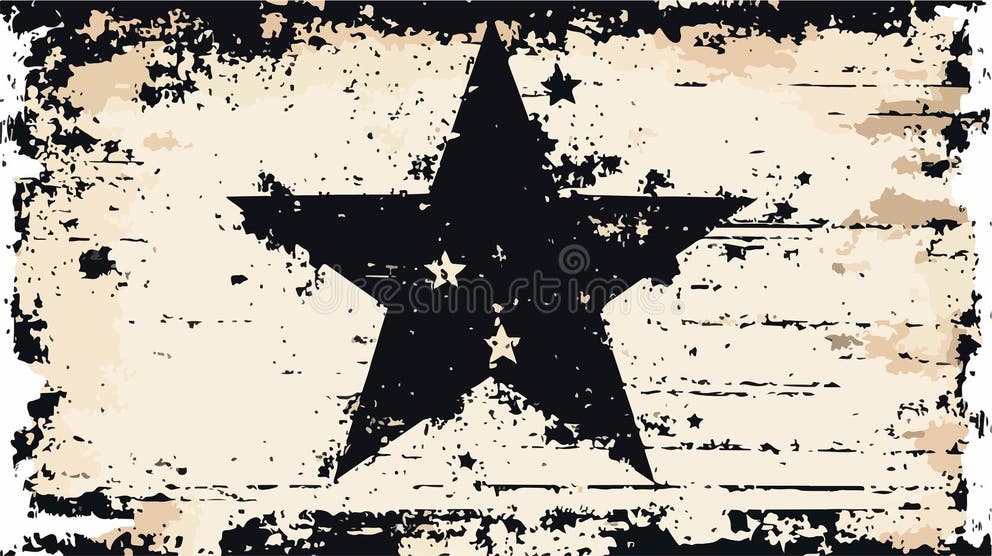 Abstract Grunge Star Vector Background Illustration Stock Vector ...