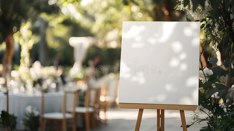 Blank White Welcome Sign Mockup Size 24 Professional Usage Stock ...