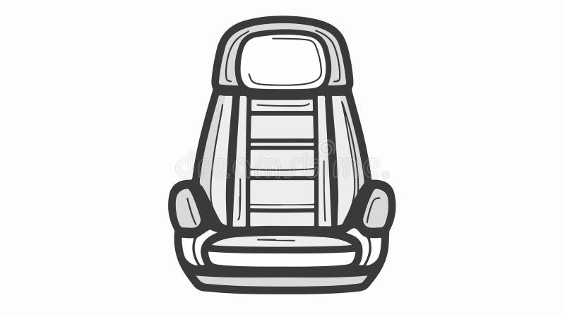 Car Seat Outline Icon Vector Isolated for Modern Designs Stock Vector ...