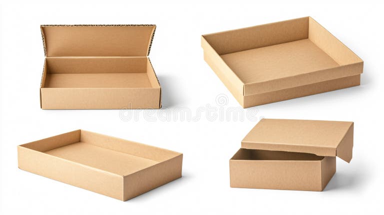 Collection of Different Sized Boxes, Parcels, and Cardboard for ...