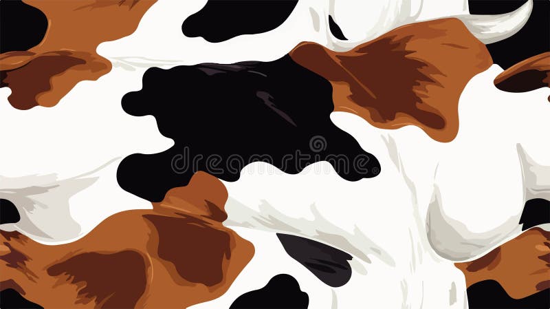 Cowhide Animal Pattern Vector Illustration Stock Vector - Illustration ...