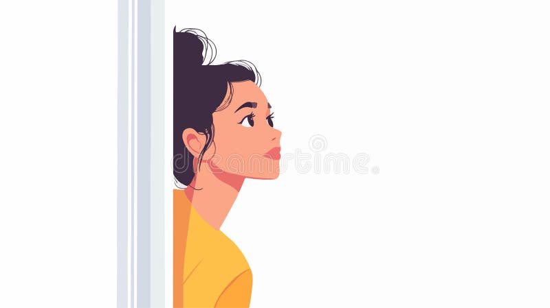 Curious Onlookers Peering Down from Window, Captivated Audience Below ...