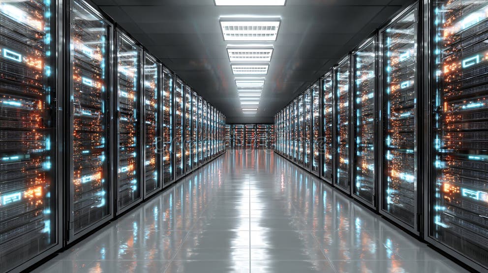 Efficient Data Center Virtualization Technology Implementation for Optimal Performance Stock ...