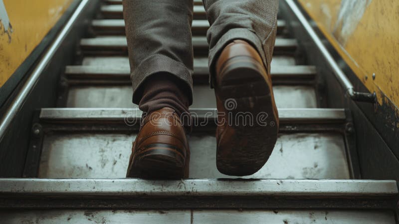 Elderly Businessman Lower Half in Formal Attire Stock Illustration ...
