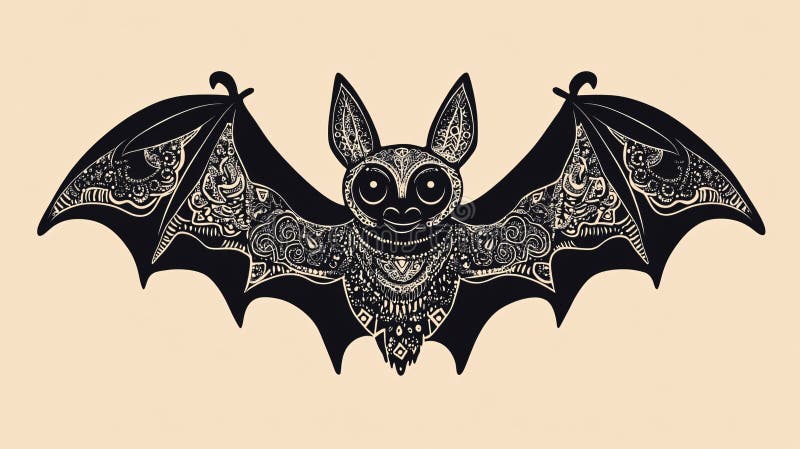 Elegant Bat Vector Silhouette Design for Creative Projects and ...
