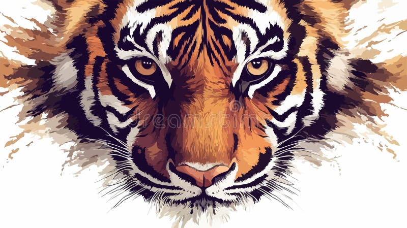 Elegant Tiger Stripes Background for Decorative Backdrops Stock Vector ...