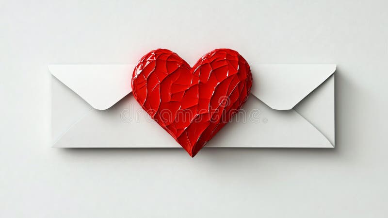 Envelope Continuous Line Drawing Template for Graphic Designers and ...