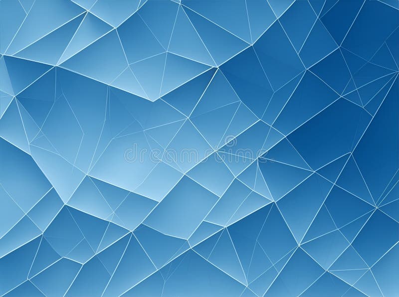 Gradient Blue Geometric Line Pattern Background, Generative Using Ai ...