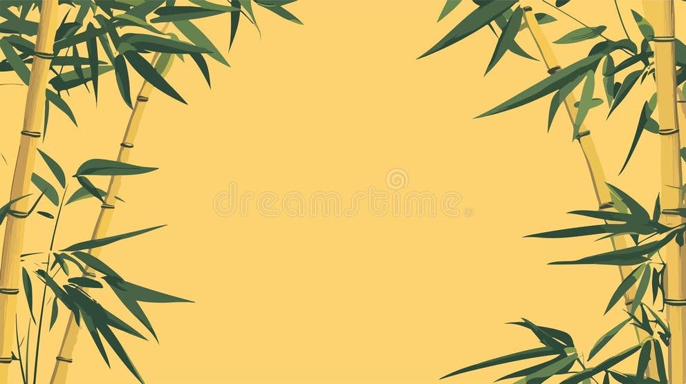 Bamboo Rectangular Flat Frame Design Stock Illustrations – 30 Bamboo Rectangular Flat Frame ...