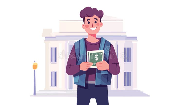 Withdrawing Greenback Banknotes Stock Illustrations – 1 Withdrawing ...