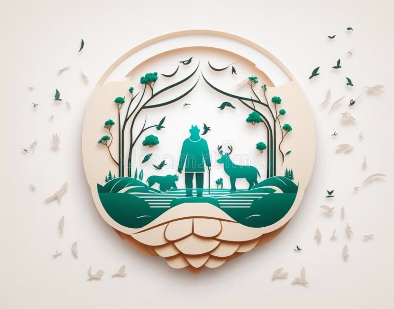 Harmonious Nature Escapade: a Vector Illustration Collection, Animal ...