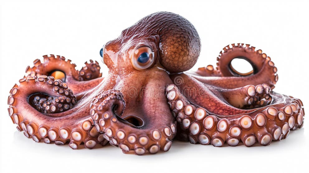 High-Quality Isolated Octopus on White Background for Professional Use ...