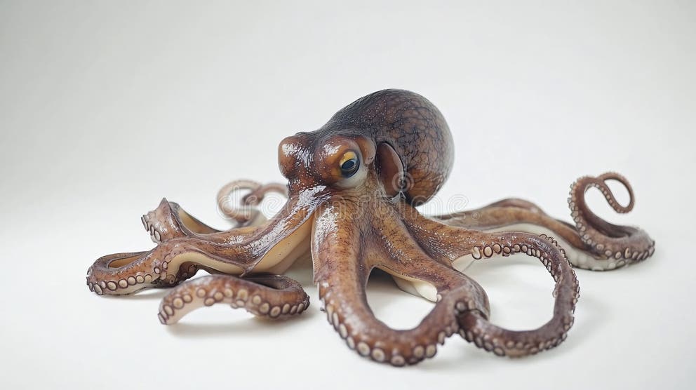 High-Quality Isolated Octopus on White Background for Professional Use ...