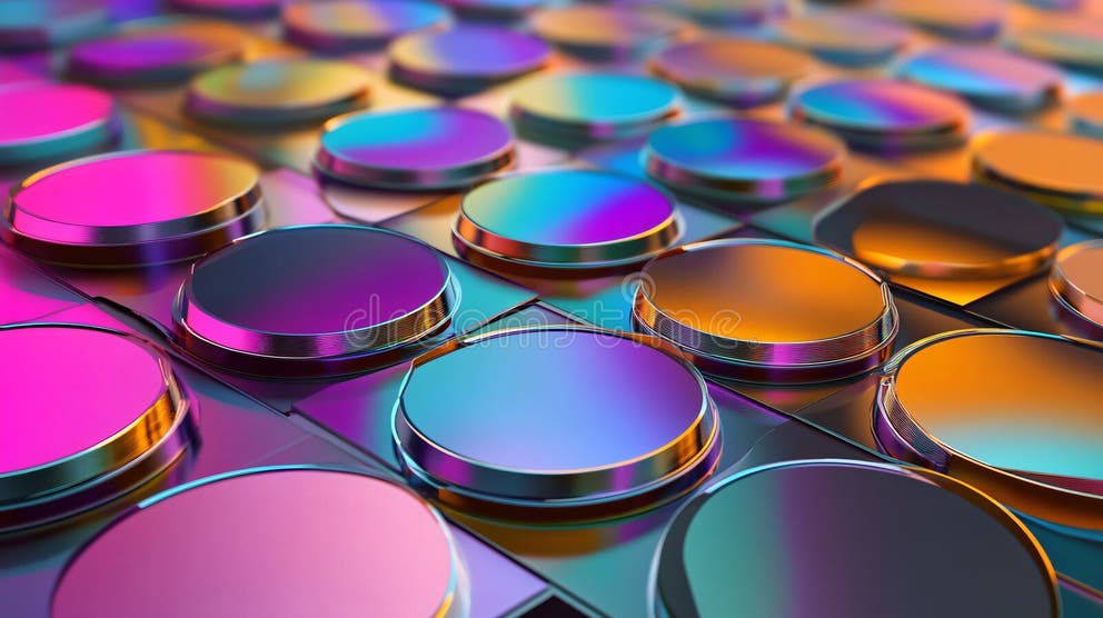 High-Quality Silicon Wafers for Semiconductor Production Process Stock ...